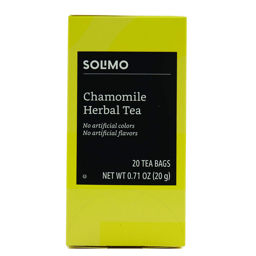 soothing chamomile herbal tea bags