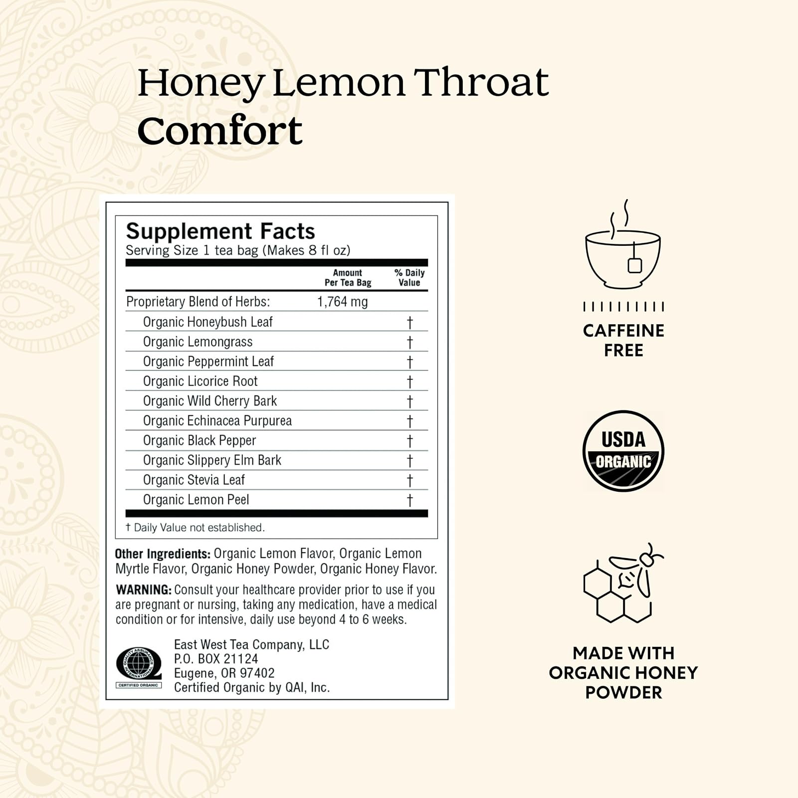 Soothing chamomile herbal tea blend