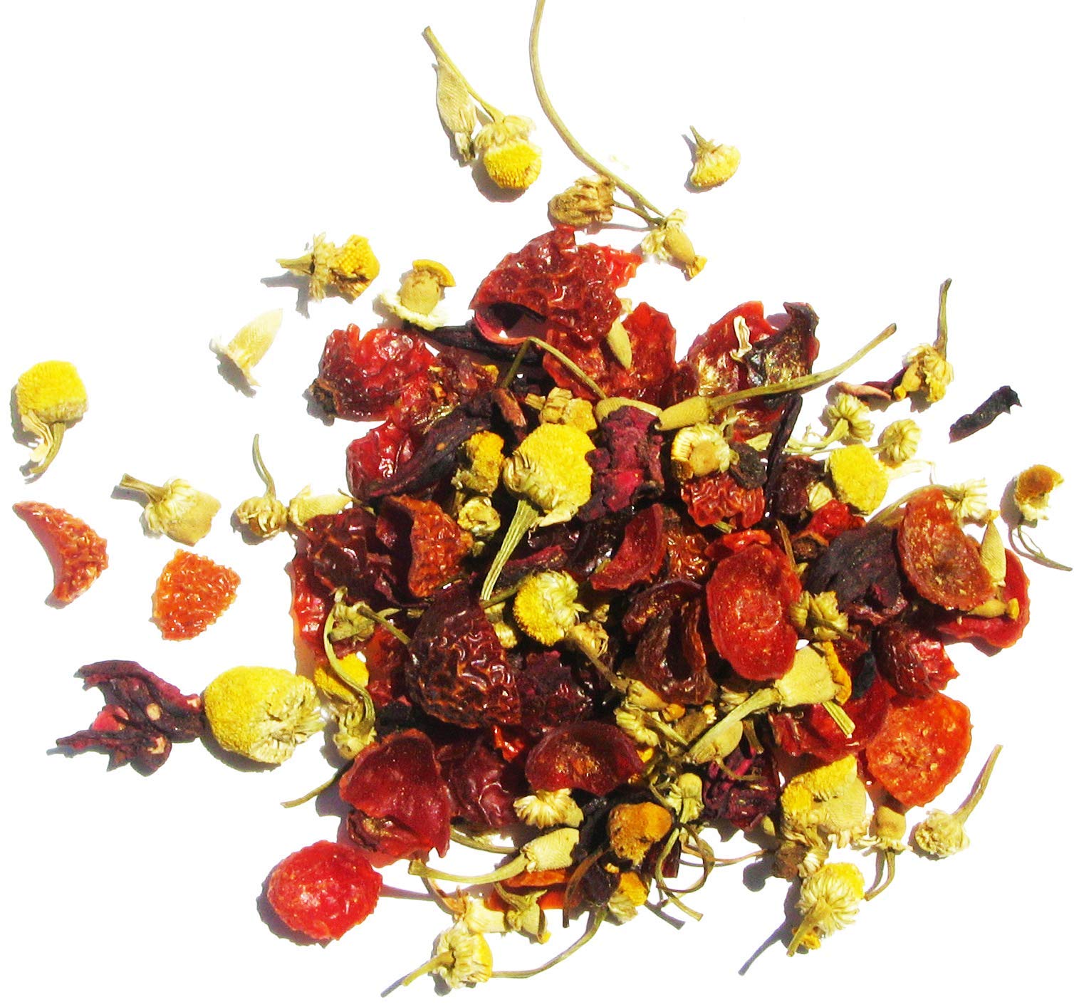 soothing chamomile hibiscus herbal tea