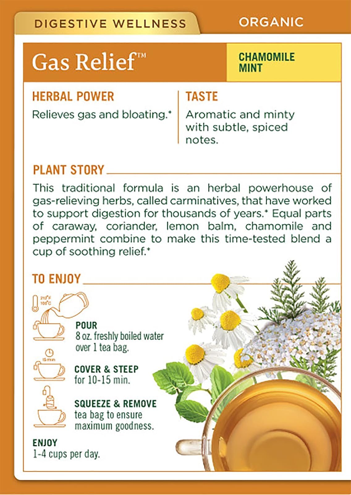 soothing chamomile mint infusion