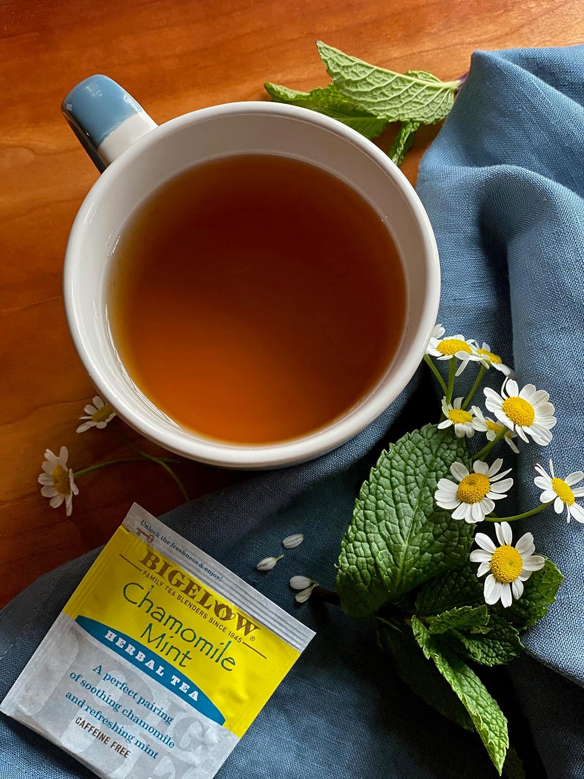 soothing chamomile mint tea for relaxation