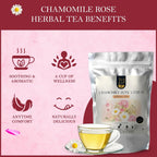 soothing chamomile rose tea blend