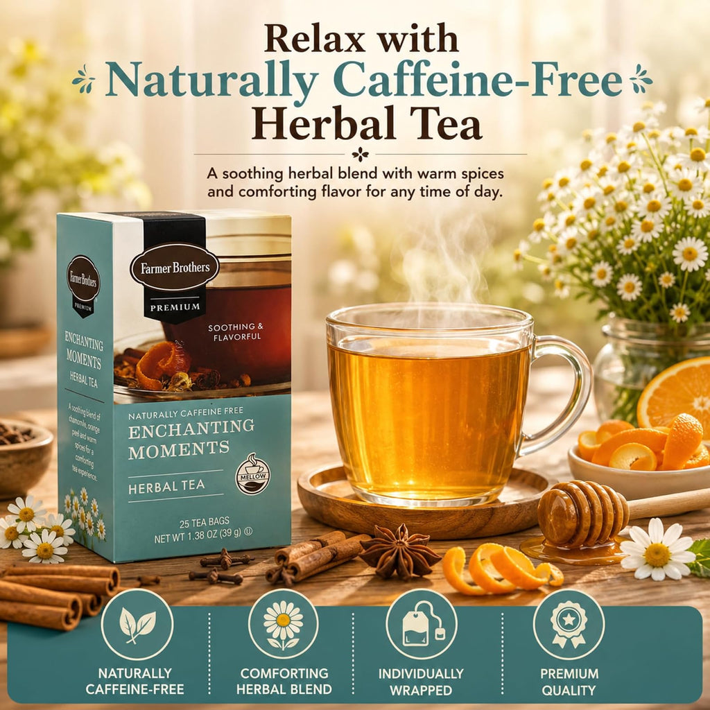 soothing chamomile tea bags