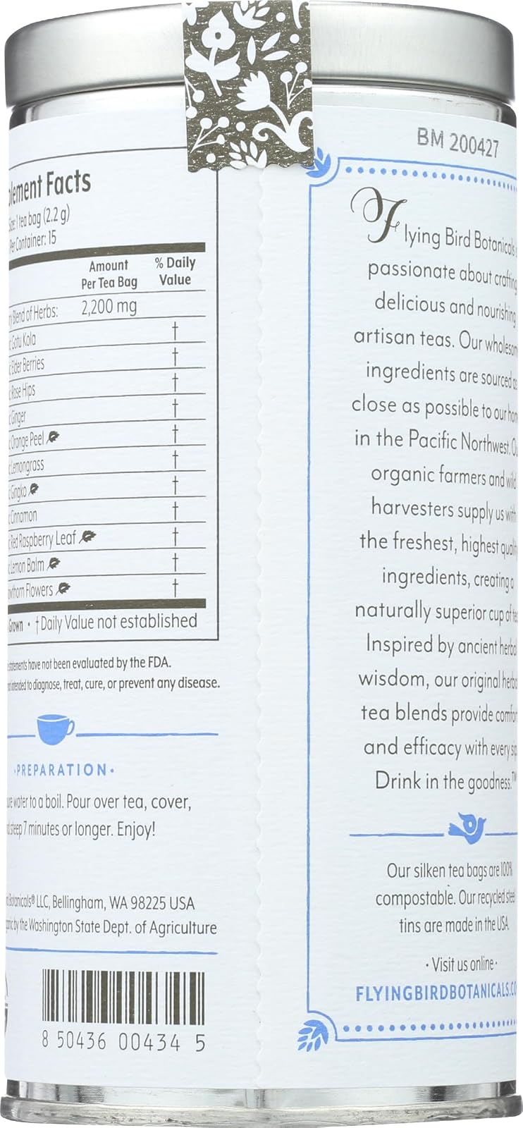 soothing chamomile tea blend
