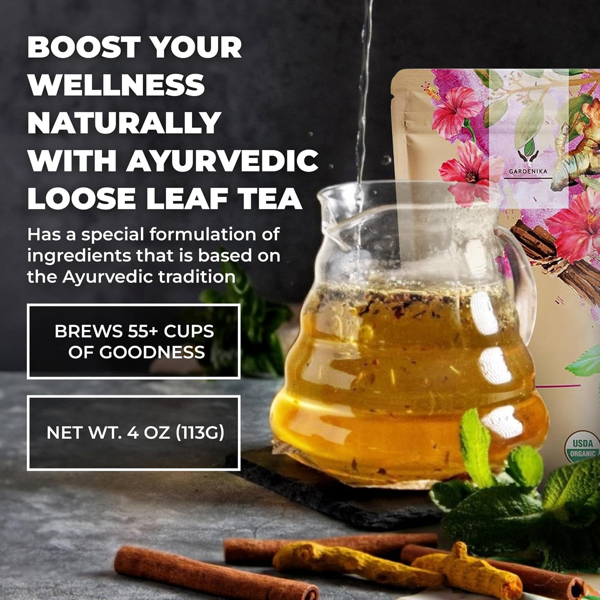 soothing chamomile tea blend