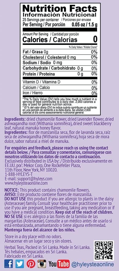 soothing chamomile tea blend