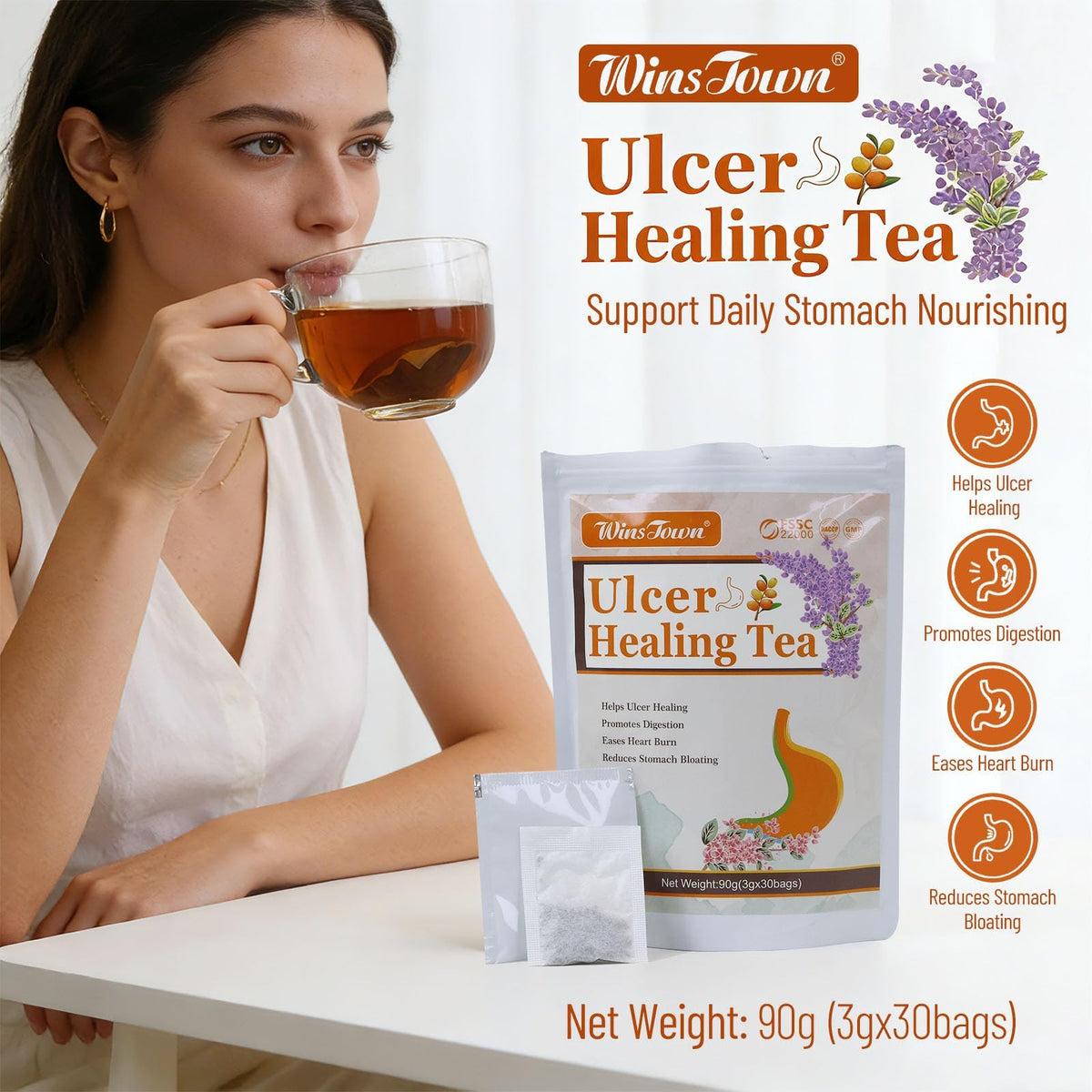 soothing chamomile tea for digestion