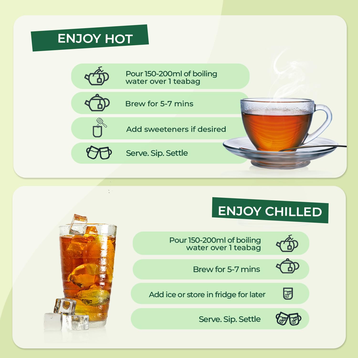 Soothing chamomile tea for digestion