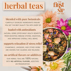 Soothing chamomile tea for stress relief
