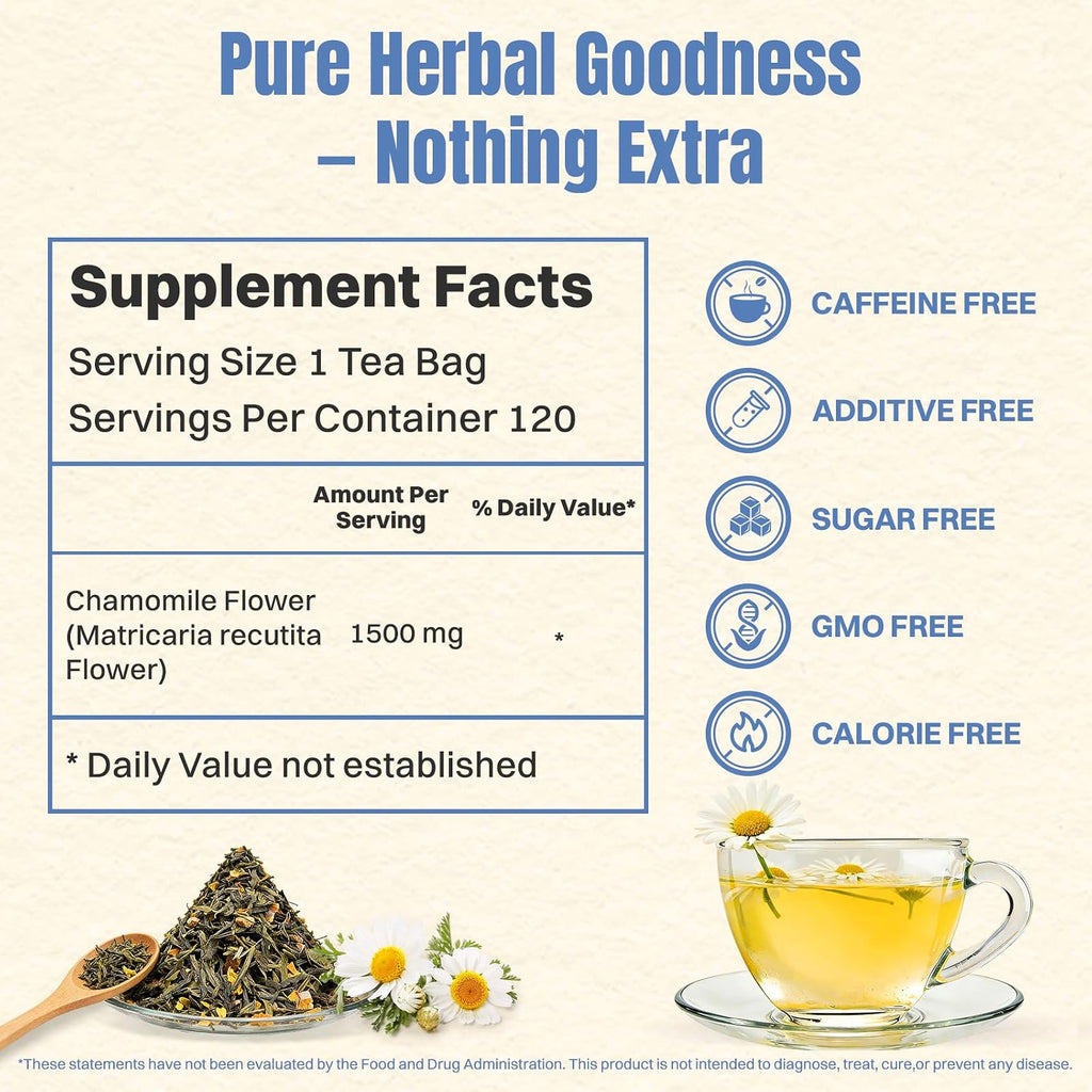 soothing chamomile tea for stress relief