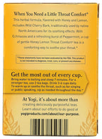 soothing chamomile tea for throat
