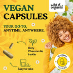 soothing chamomile tea supplement