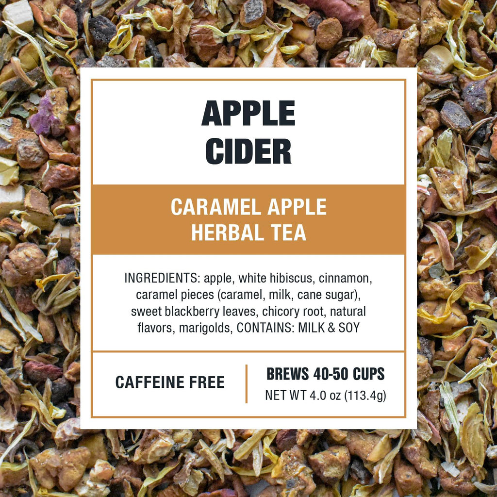 soothing chamomile tea with caramel