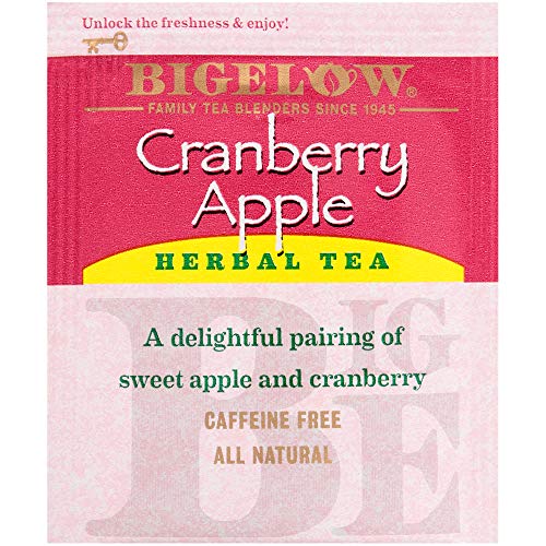 soothing chamomile tea with cranberry