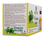 soothing chamomile tea with Ginkgo