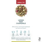 soothing chamomile tea with mint