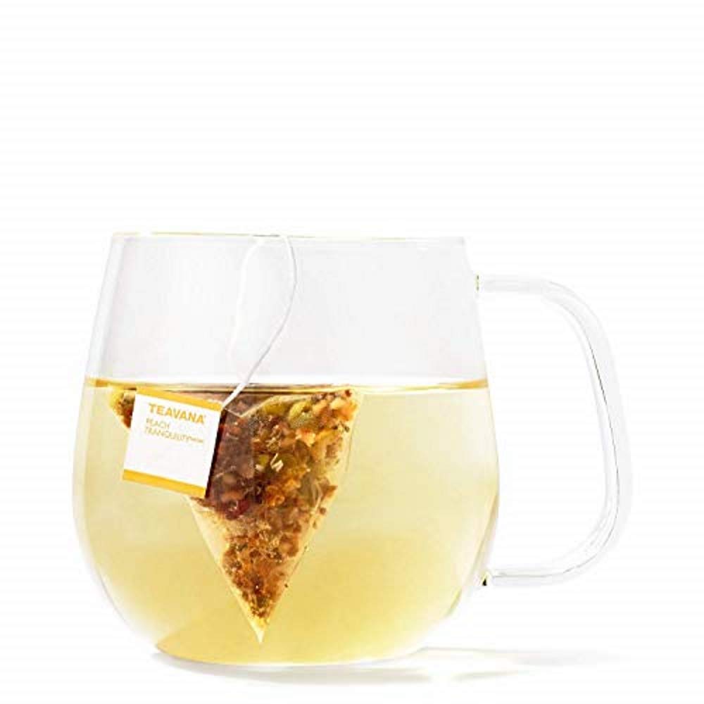 soothing chamomile tea with peach flavour