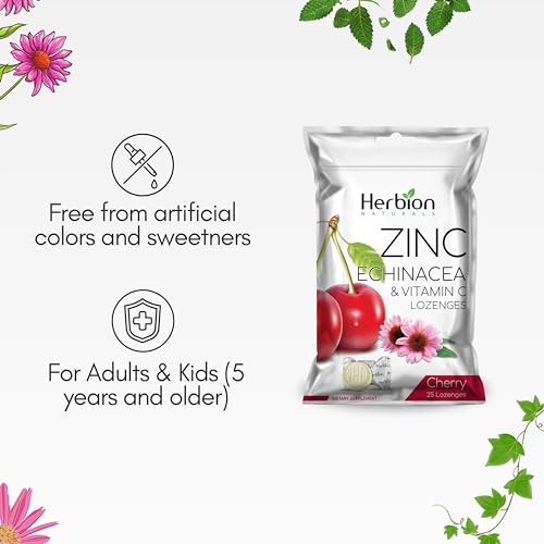 soothing cherry flavored zinc tablets