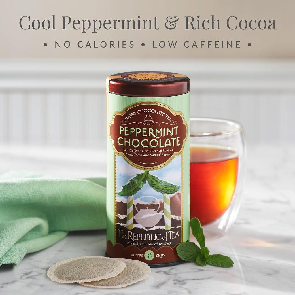 soothing chocolate peppermint tea