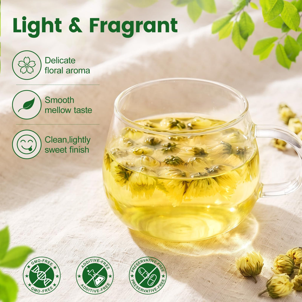 soothing chrysanthemum tea for stress relief