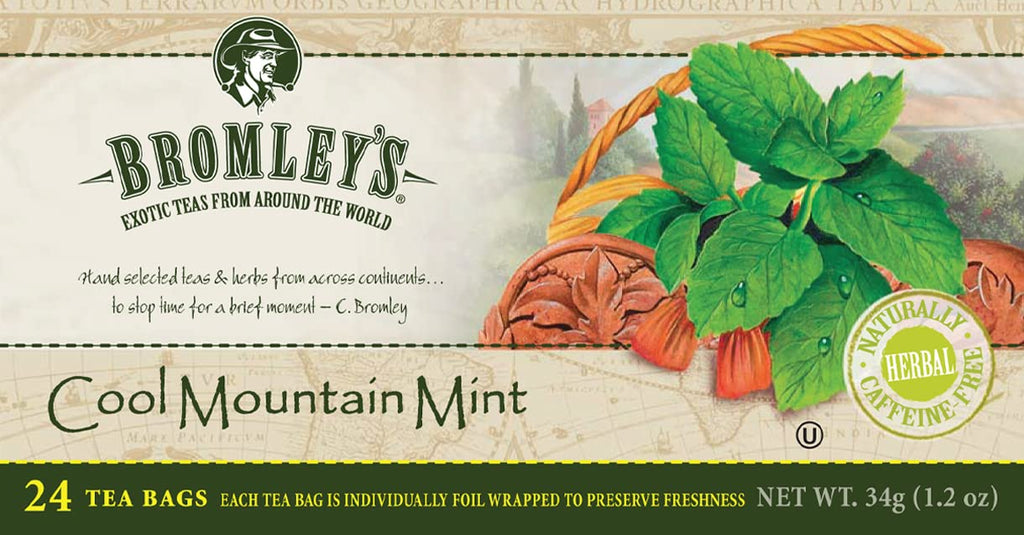 soothing Cool Mountain Mint tea
