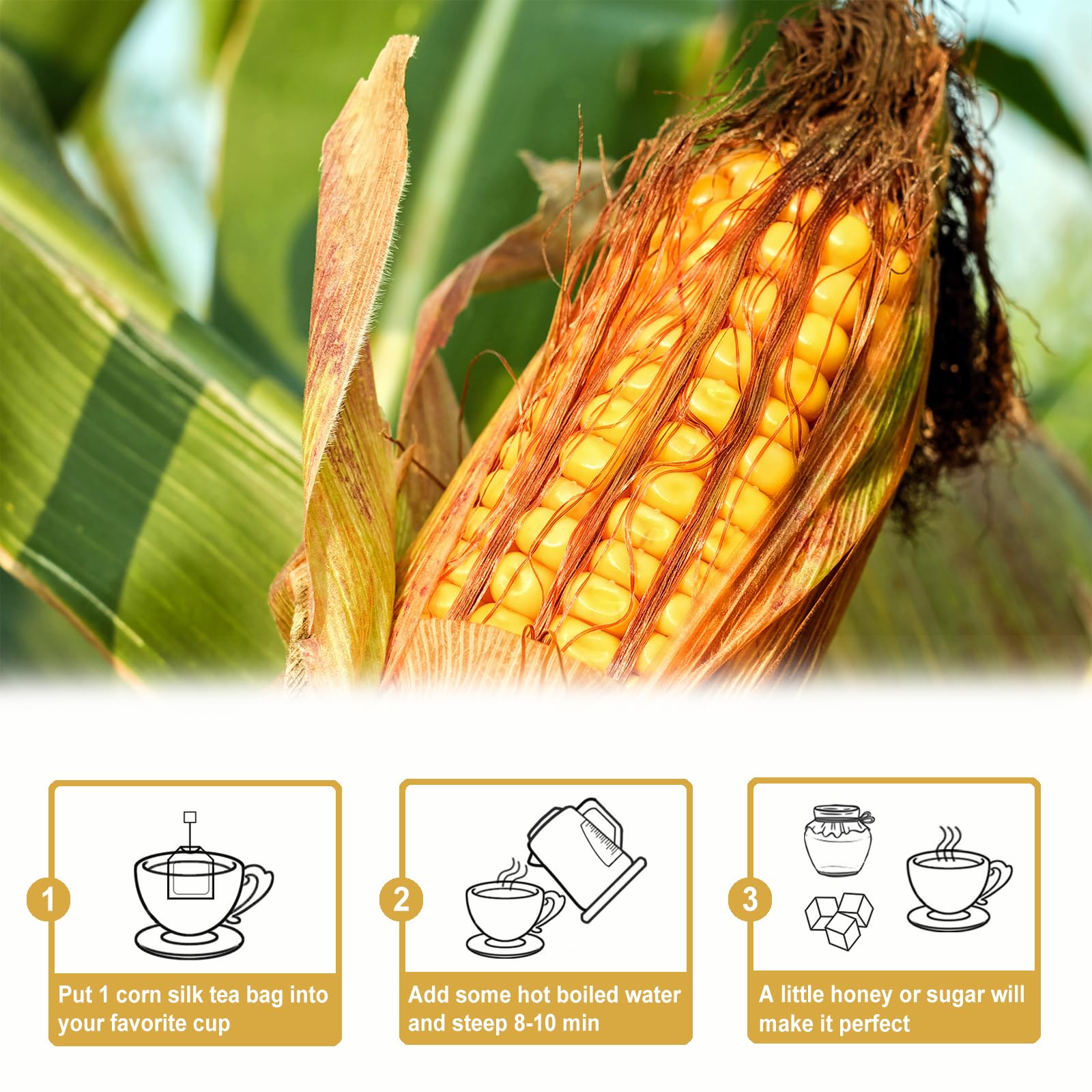 soothing corn silk tea for wellness