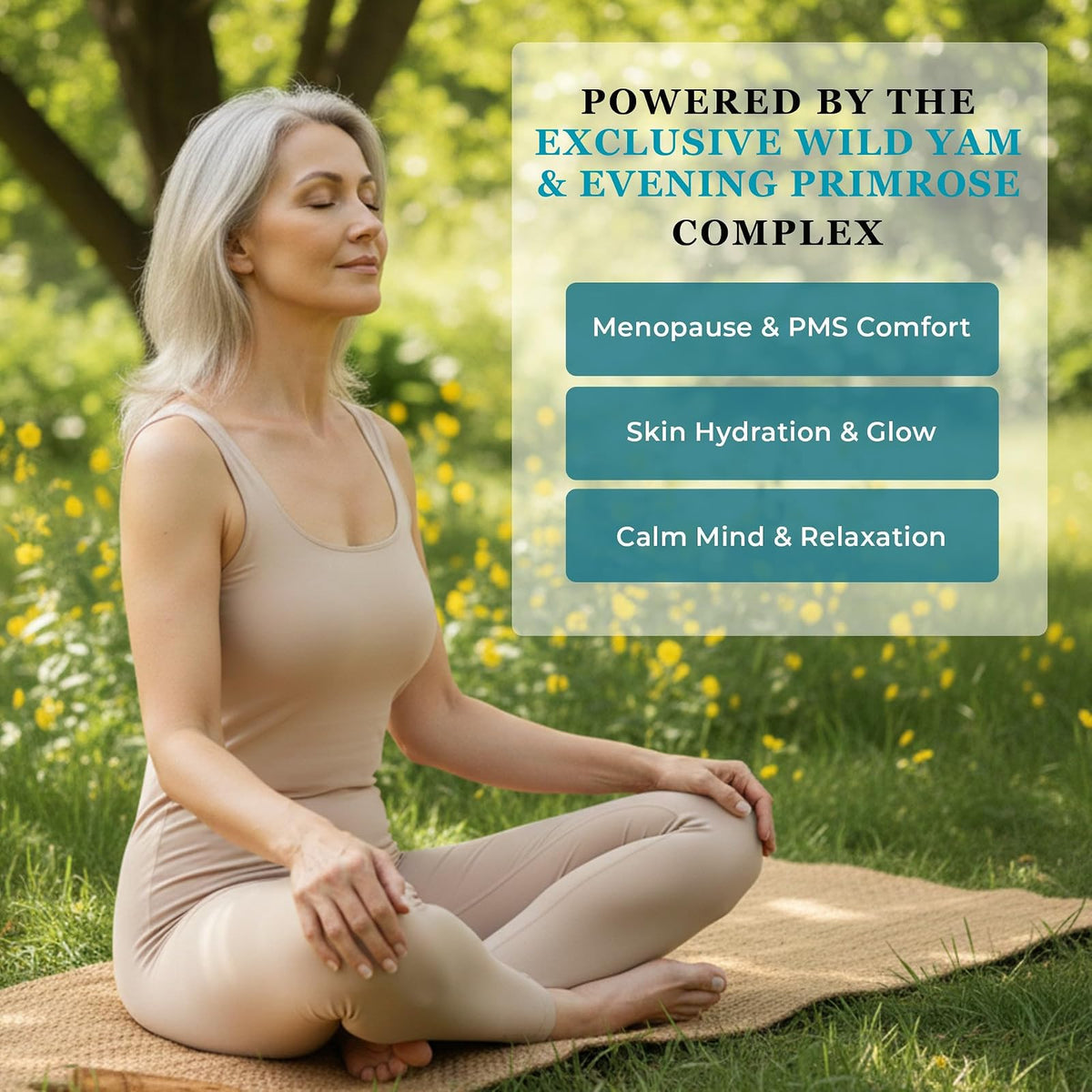 Soothing cream for menopause symptoms