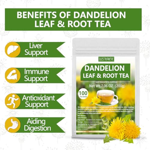 soothing dandelion herbal infusion