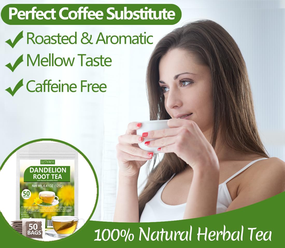 soothing dandelion root herbal tea