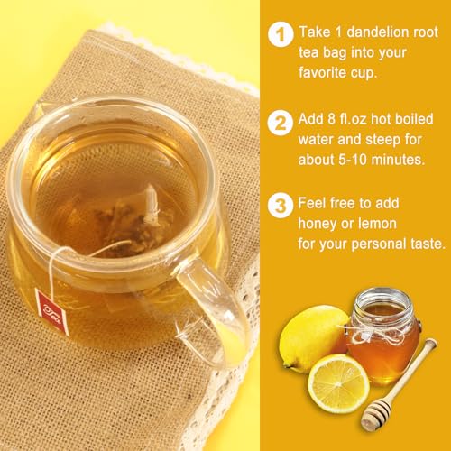 soothing dandelion root tea blend