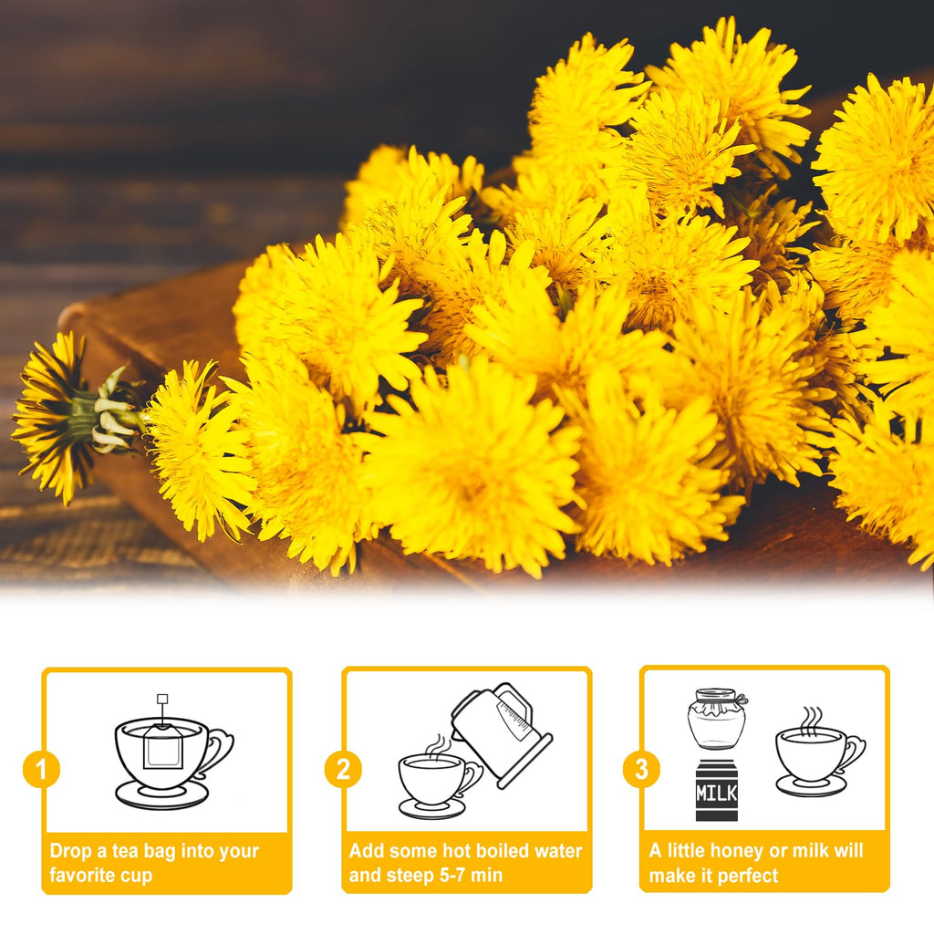 soothing dandelion tea for digestion