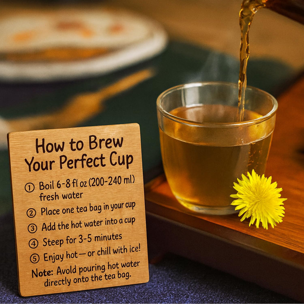 soothing dandelion tea for everyday use