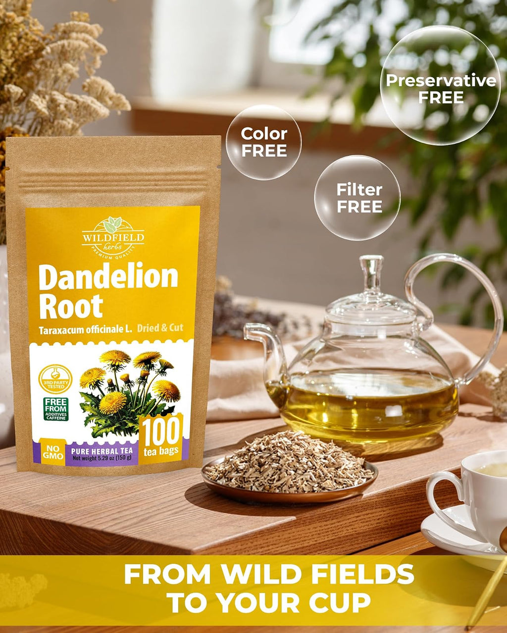 soothing dandelion tea for relaxation