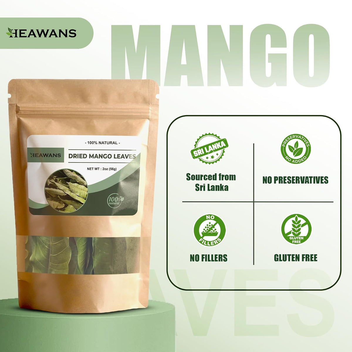 soothing dried mango leaves brew