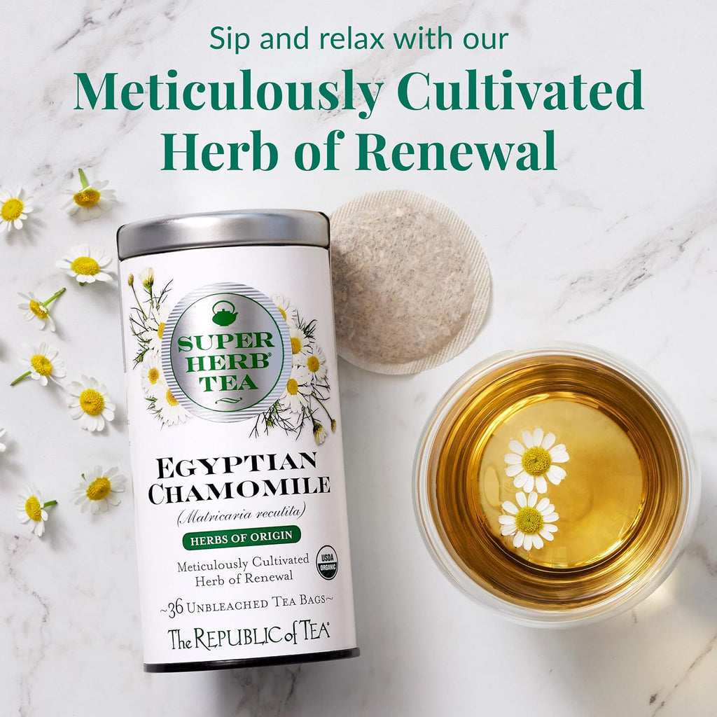 soothing Egyptian chamomile tea