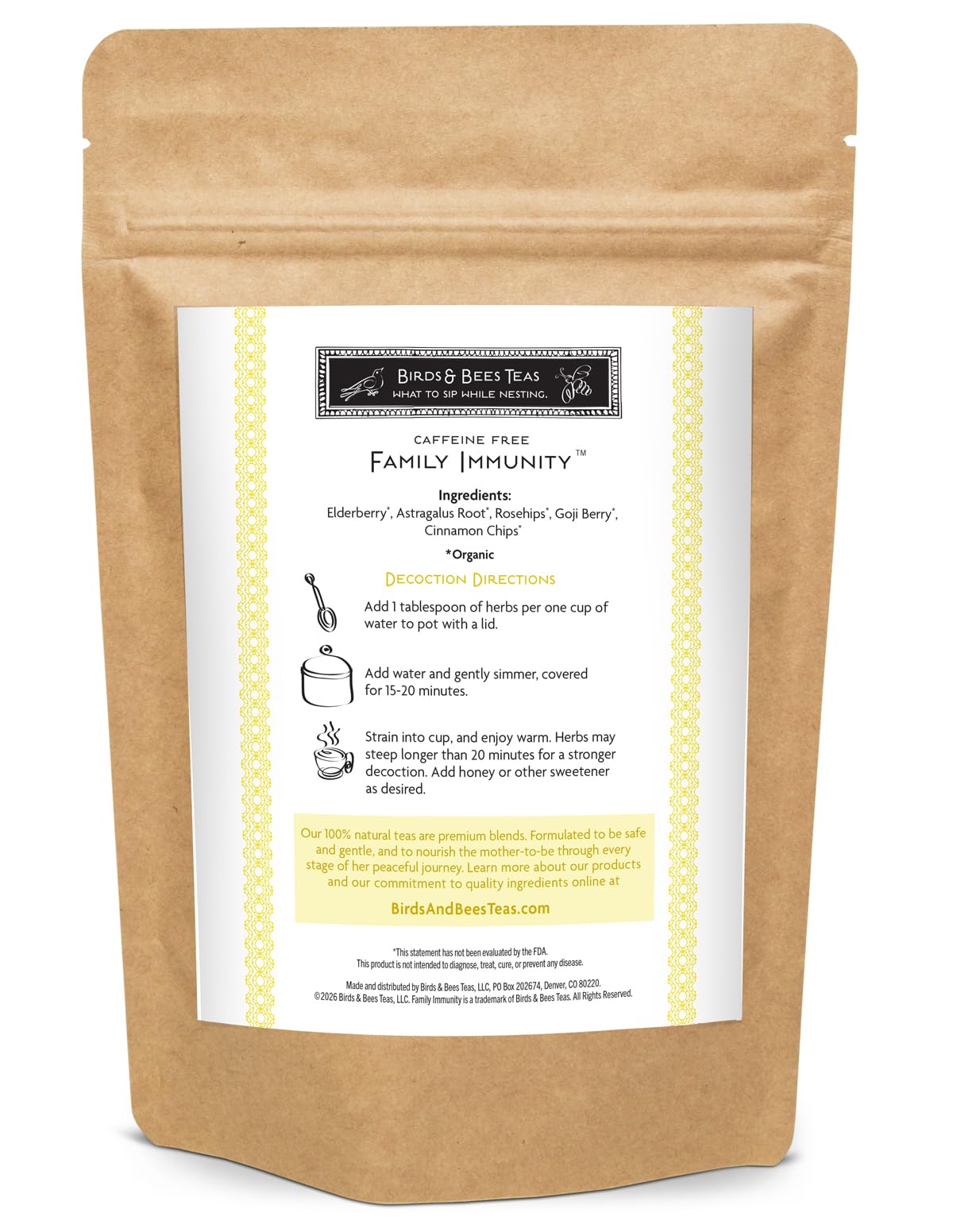 soothing elderberry herbal tea blend