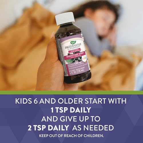 soothing elderberry syrup for bedtime