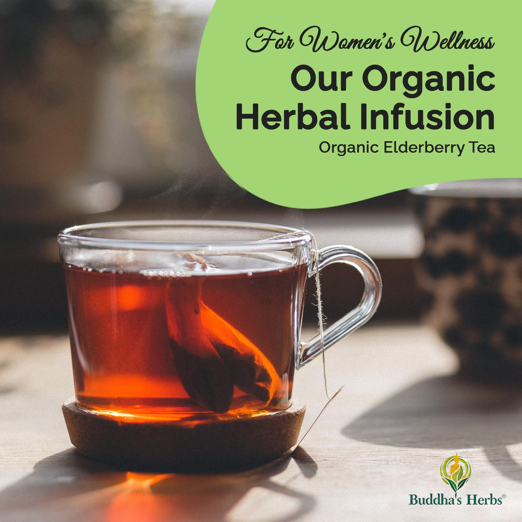 soothing elderberry tea for stress