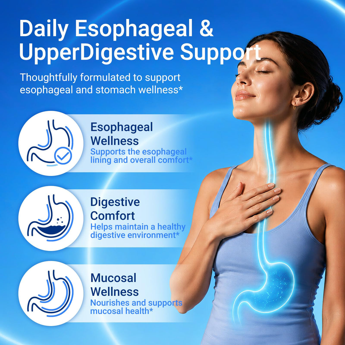 soothing esophagus support with strawberry