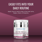 Soothing estrogen cream for hot flashes