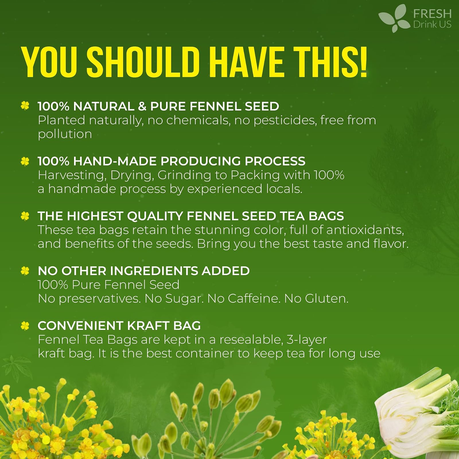 soothing fennel herbal infusion