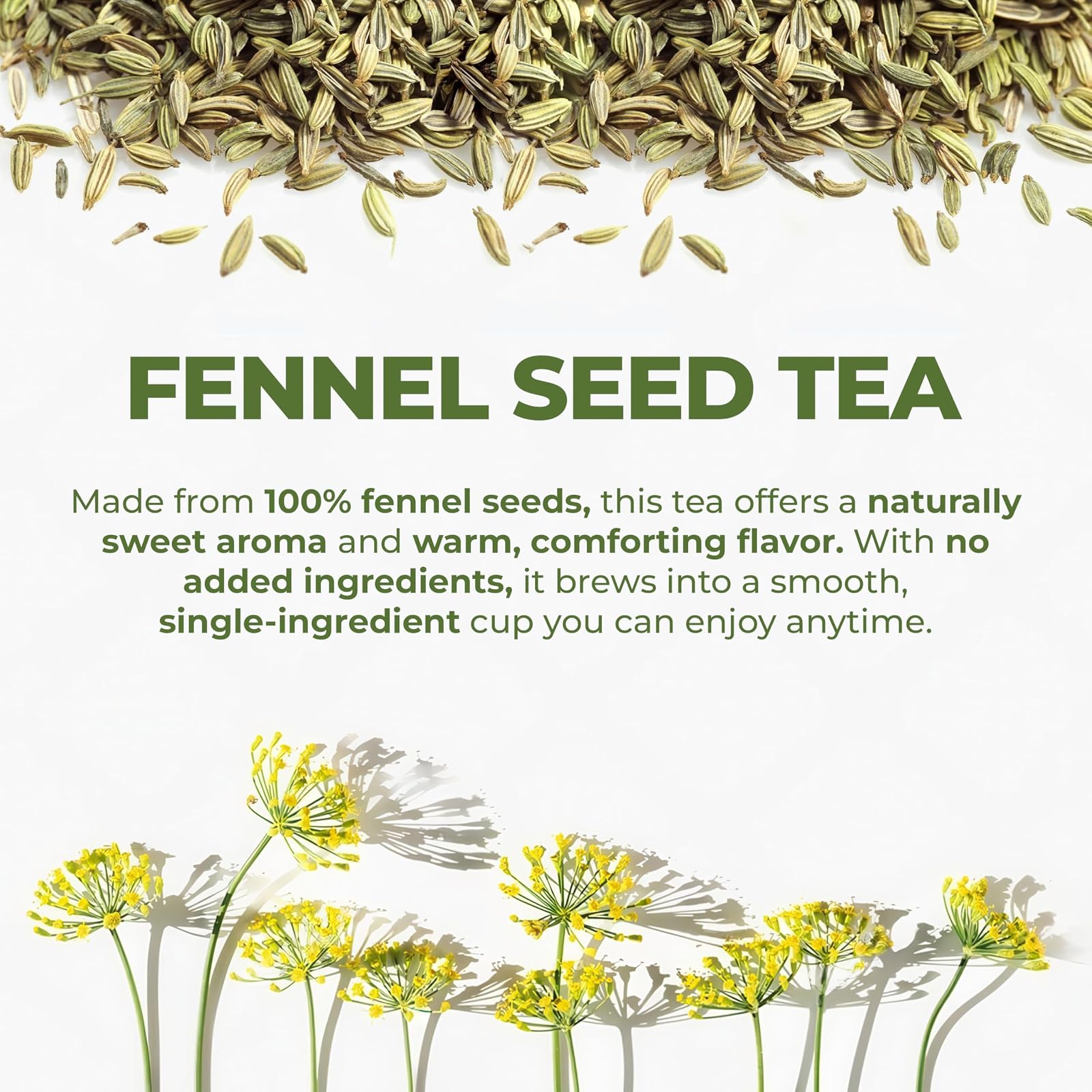soothing fennel seed tea bags