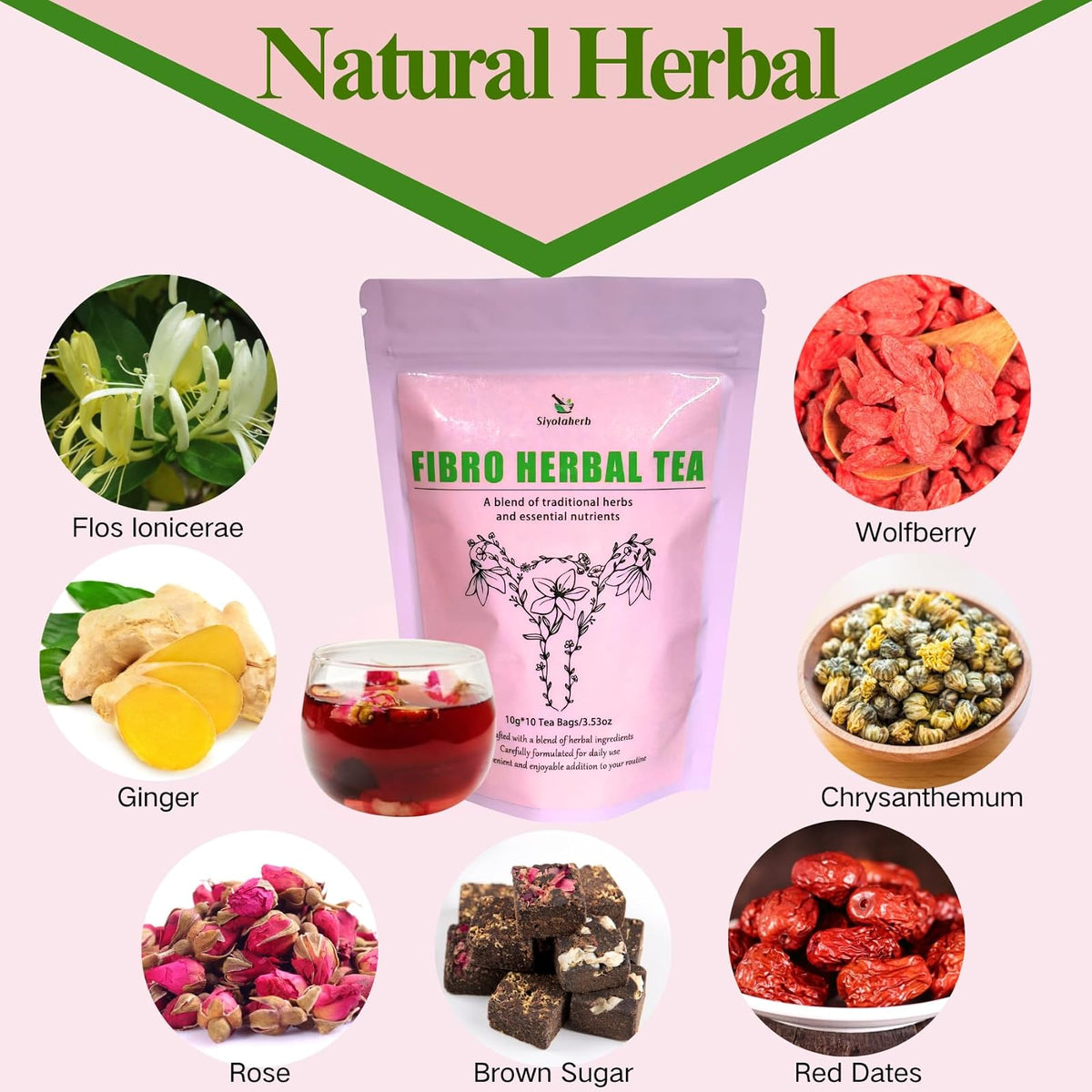 soothing fibroid relief tea blend