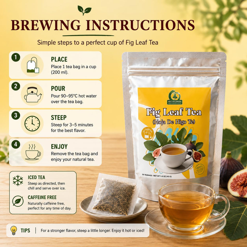 soothing fig leaf tea experience