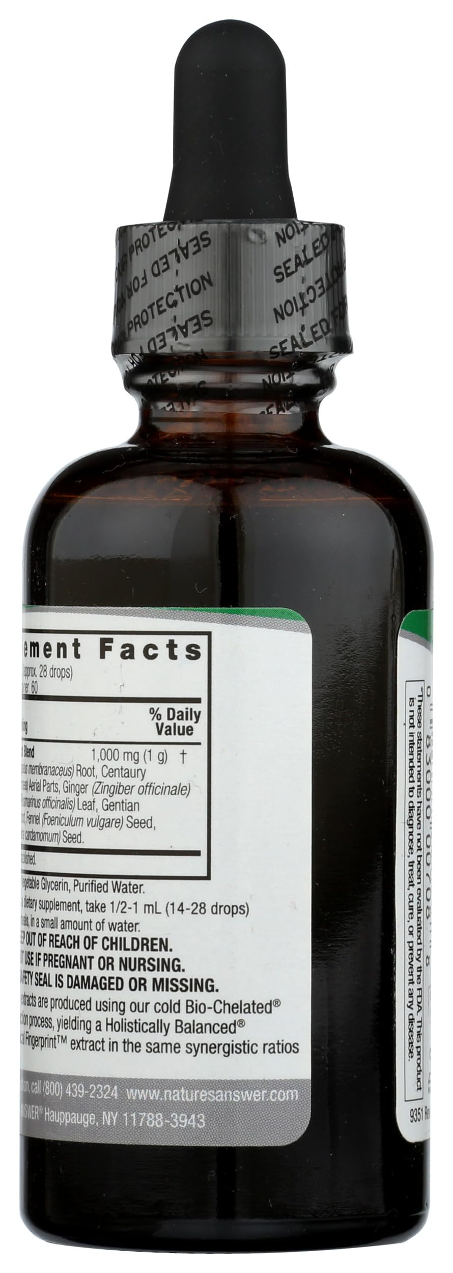 soothing ginger bitters for upset stomach