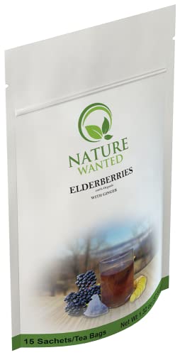 soothing ginger elderberry drink