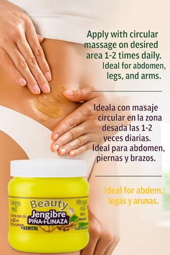 soothing ginger gel with pineapple