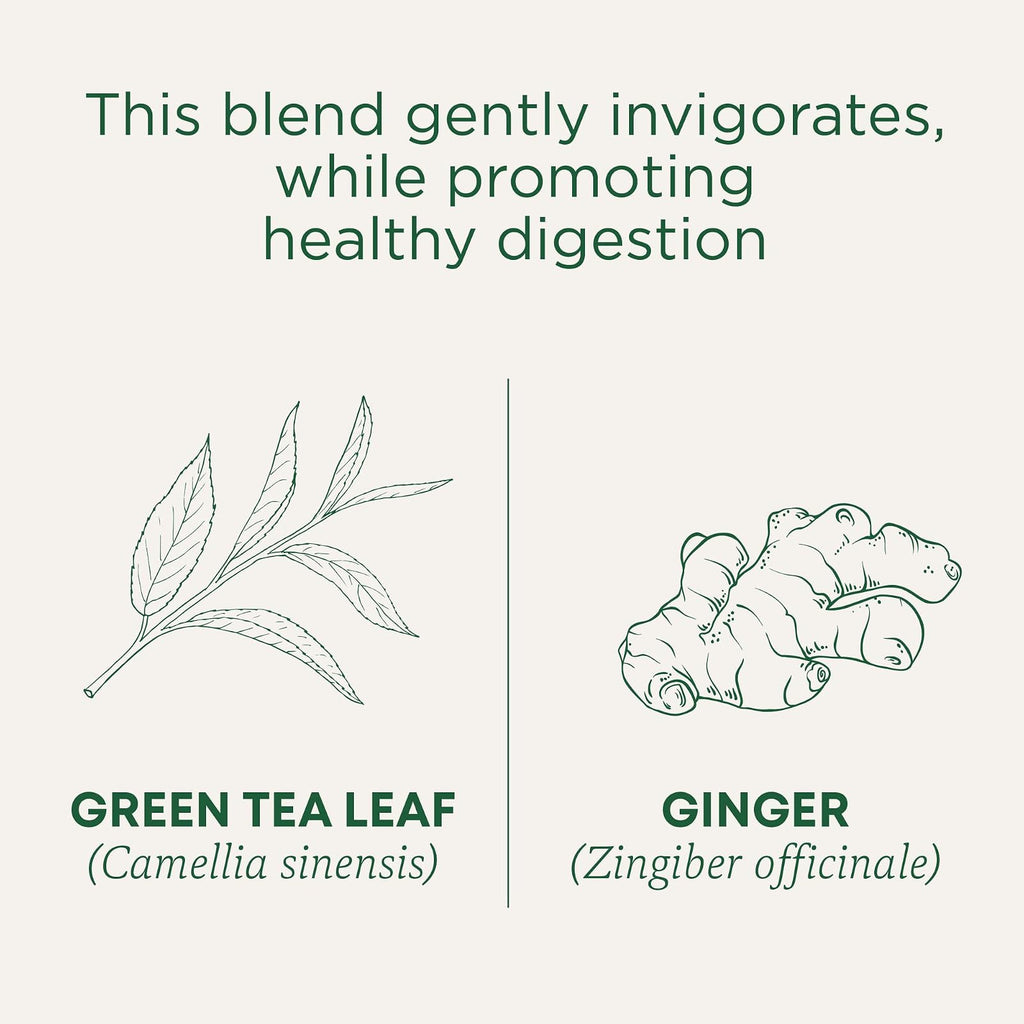 soothing ginger green tea