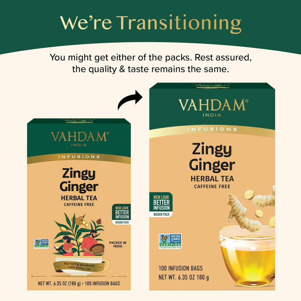 soothing ginger herbal infusion