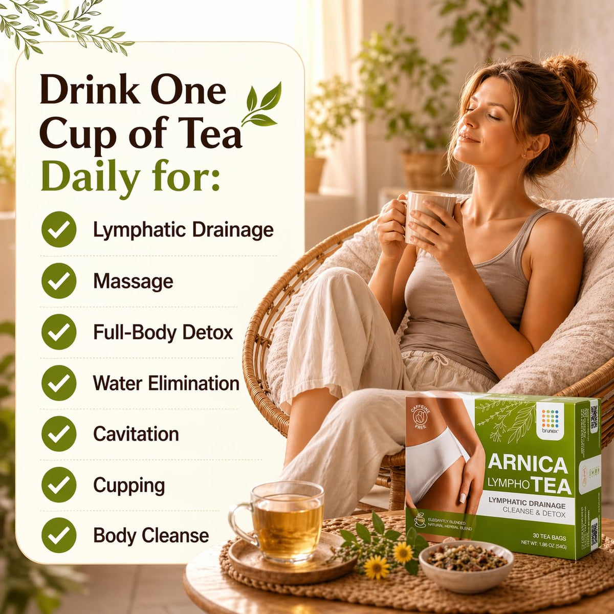 soothing ginger herbal tea blend